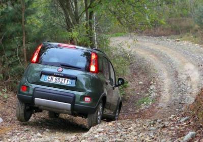 Foto Fiat Panda 4x4 in off road posteriore - Patentati